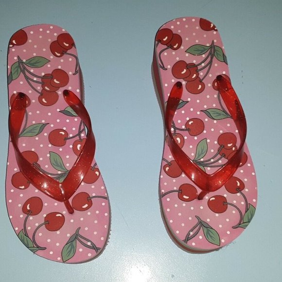unknown | Shoes | Cherry Flip Flops | Poshmark